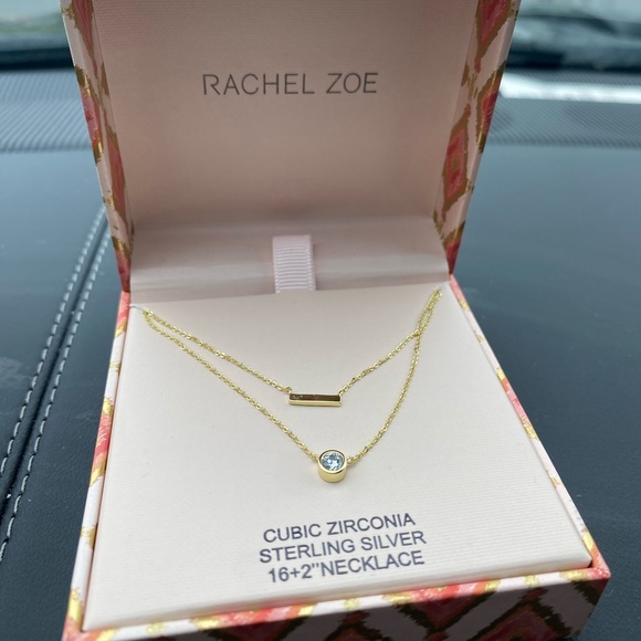 Rachel Zoe | Jewelry | Rachel Zoe Sterling Silver Necklace | Poshmark